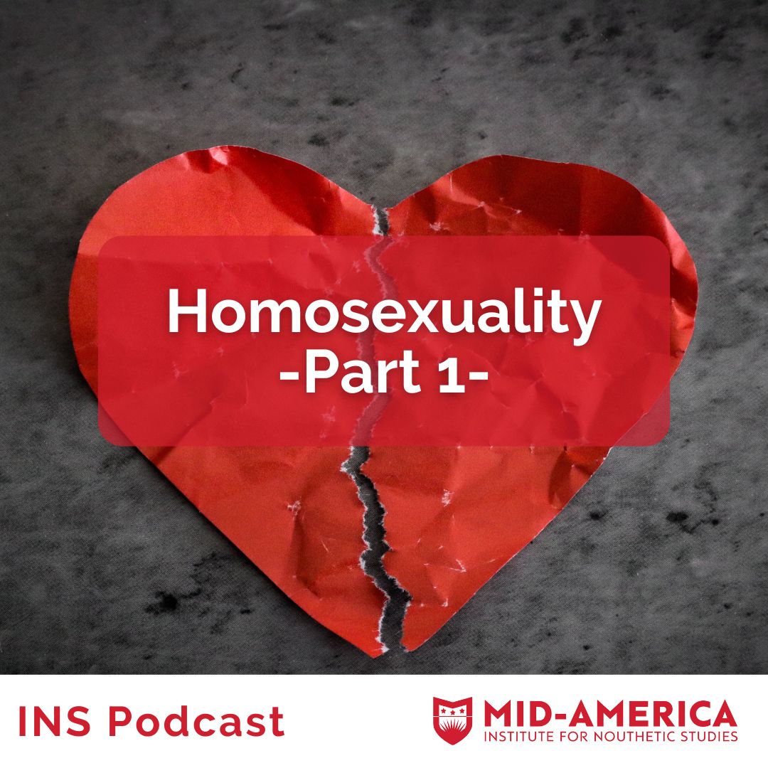Homosexuality, Part 1 - Institute for Nouthetic Studies | Biblical ...